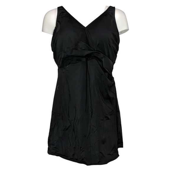 Denim&Co | Swim | Denim Co Swimsuit Sz 6 Beach Vneck Wrap Front Swim ...